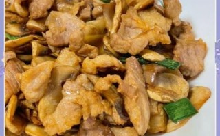 肉片炒口蘑怎么炒好吃_肉片炒口蘑的家常做法