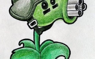 寒冰豌豆射手怎么画_寒冰豌豆射手简笔画教程