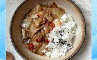 酸辣白菜盖浇饭怎么做_酸辣白菜盖浇饭图片大全
