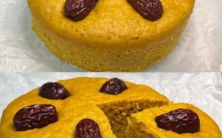 南瓜发糕最简单的做法_不用烤箱也能蓬松香甜