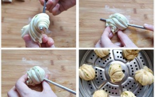 长条花卷怎么拧_花卷拧法技巧