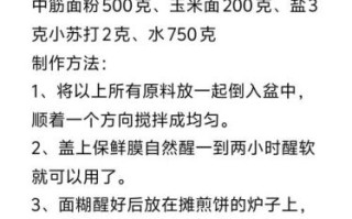 面糊薄饼怎么做_面糊薄饼需要发酵吗