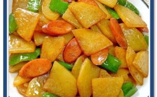 土豆片炒火腿肠怎么做_家常火腿肠炒土豆片技巧