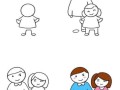 全家福怎么画_全家福绘画步骤