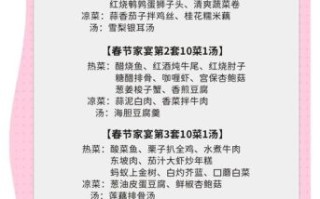 10人家庭请客菜单怎么搭配_家宴菜单推荐