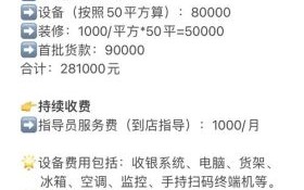 超市加盟店10大品牌有哪些_加盟费用多少钱
