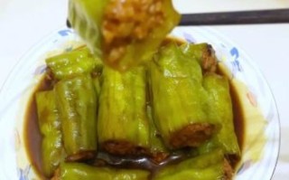青椒酿肉怎么做_青椒酿肉家常做法