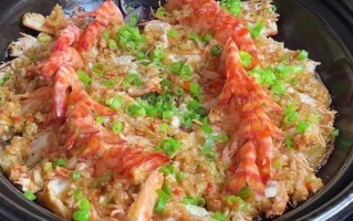 蒜蓉粉丝蒸开边虾怎么做_蒜蓉粉丝蒸开边虾蒸多久