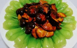 香菇扒油菜怎么做_香菇扒油菜正宗做法