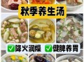 秋季喝什么汤养生最好_秋季养生汤推荐