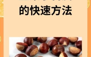 板栗怎么快速剥皮_生板栗去皮小妙招