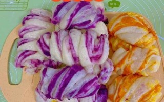 紫薯花卷怎么做_紫薯花卷做法图解