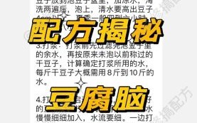 豆腐脑怎么制作_豆腐脑的做法和配方