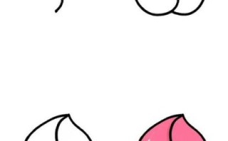 桃子简笔画怎么画_桃子图片大全简笔画