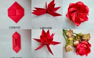 15秒折玫瑰花_怎么折