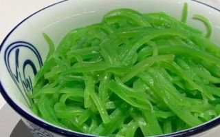 清炒莴笋丝要过水吗_焯水多久才脆绿