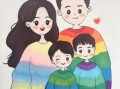 全家福简笔画怎么画_全家福简笔画简单教程