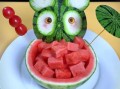 西瓜水果拼盘怎么做_西瓜水果拼盘切法技巧