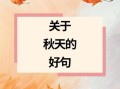 秋天文案短句干净治愈_如何写出温柔感