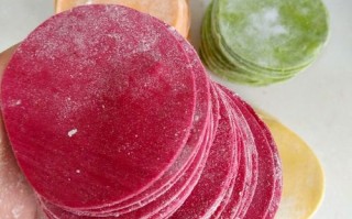 红色饺子皮用什么蔬菜_怎么和面不掉色