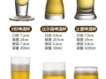 啤酒杯容量多少毫升_家用啤酒杯多大合适