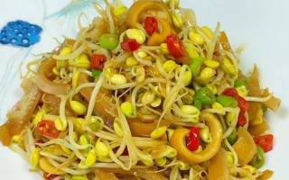 黄豆芽炒肉皮怎么做_黄豆芽炒肉皮的家常做法