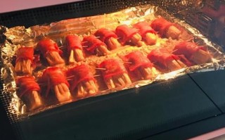 烤培根金针菇卷怎么做_培根金针菇卷烤箱温度时间 烤培根金针菇卷怎么做_培根金针菇卷烤箱温度时间