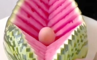 西瓜拼盘怎么切好看_西瓜拼盘花样切法教程