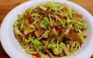 包菜粉条怎么炒不坨_包菜粉条的家常做法