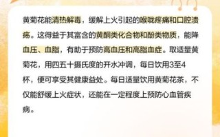 菊花泡水喝的禁忌_哪些人不能喝