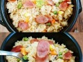 香肠焖饭的做法电饭煲_香肠焖饭放多少水