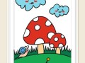 蘑菇图片简笔画彩色_如何画彩色蘑菇简笔画