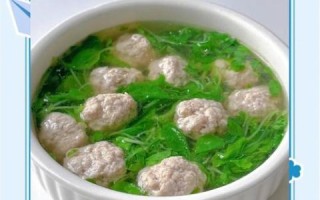 菠菜丸子汤怎么做_菠菜丸子汤不腥的窍门