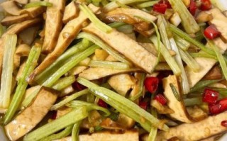 香干炒芹菜怎么做_香干炒芹菜图片大全