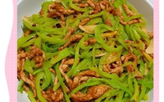 青椒肉丝怎么炒才嫩_青椒肉丝做法步骤图解