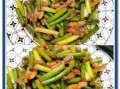 蒜苔炒肉片怎么炒才嫩_蒜苔炒肉片家常做法