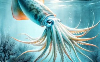 大王乌贼怎么画_大王乌贼绘画步骤