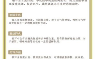 银耳禁忌人群有哪些_银耳副作用怎么避免