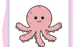 章鱼简笔画怎么画_章鱼涂色步骤