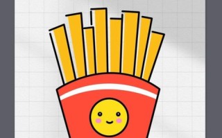 薯条怎么画_薯条简笔画步骤