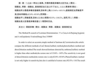 香菇多糖测定方法_高效液相色谱法怎么操作