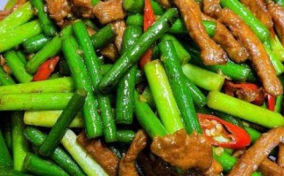 蒜毫怎么炒好吃_蒜毫炒肉家常做法