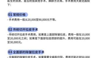 做个拉皮手术大概需要多少钱_拉皮手术价格影响因素