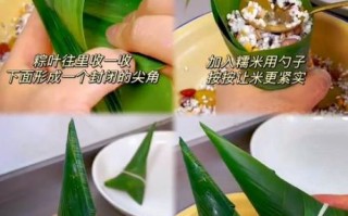 三角粽怎么包_北方粽子慢动作教程
