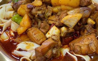 正宗大盘鸡面怎么做_家庭版大盘鸡面做法