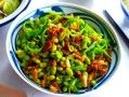 青椒毛豆炒肉丝怎么做_青椒毛豆炒肉丝热量高吗