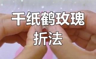 玫瑰花折法步骤图片_怎么折出立体玫瑰