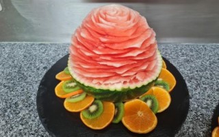 西瓜水果拼盘图片大全大图_怎么摆盘好看