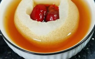 冰糖雪梨水蒸多久最好_蒸多久止咳润肺