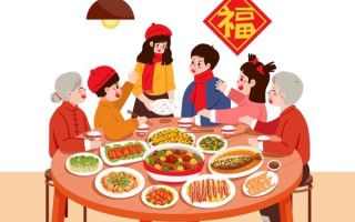 吃年夜饭图片卡通怎么画_卡通年夜饭素材去哪找